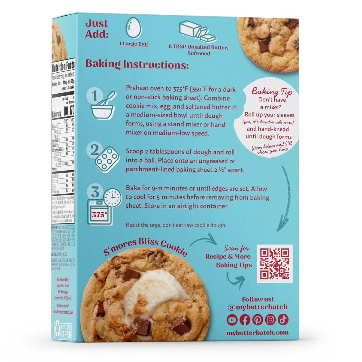 Chocolate Chunk Cookie Mix – My Better Batch