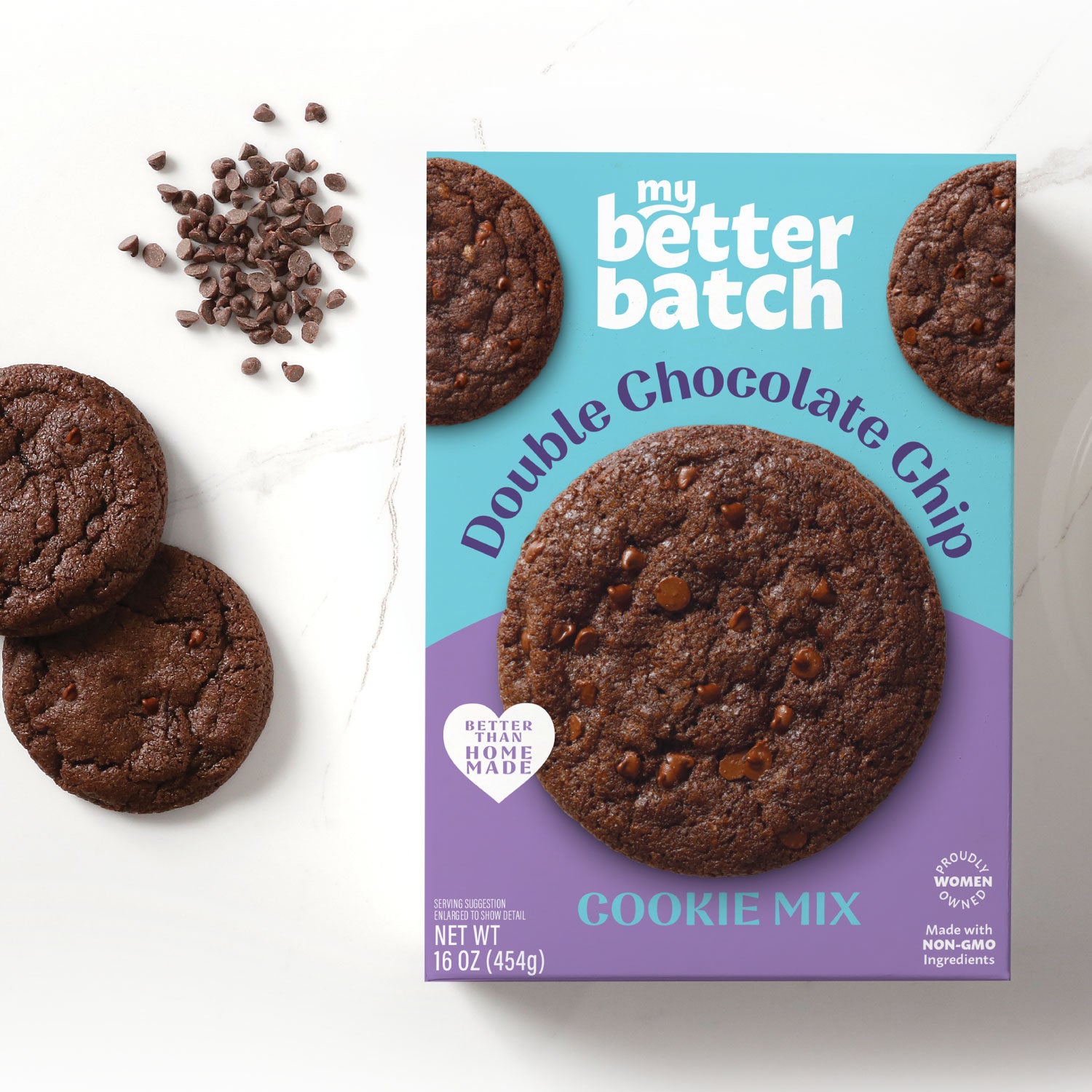 Double Chocolate Chip Cookie Mix – My Better Batch